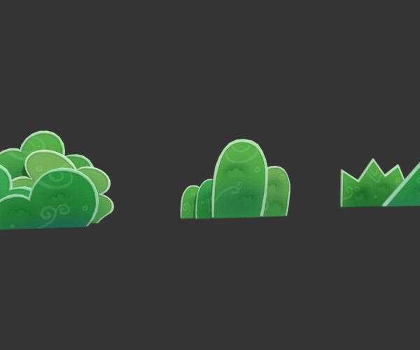 ArtStation - bush plant | Game Assets