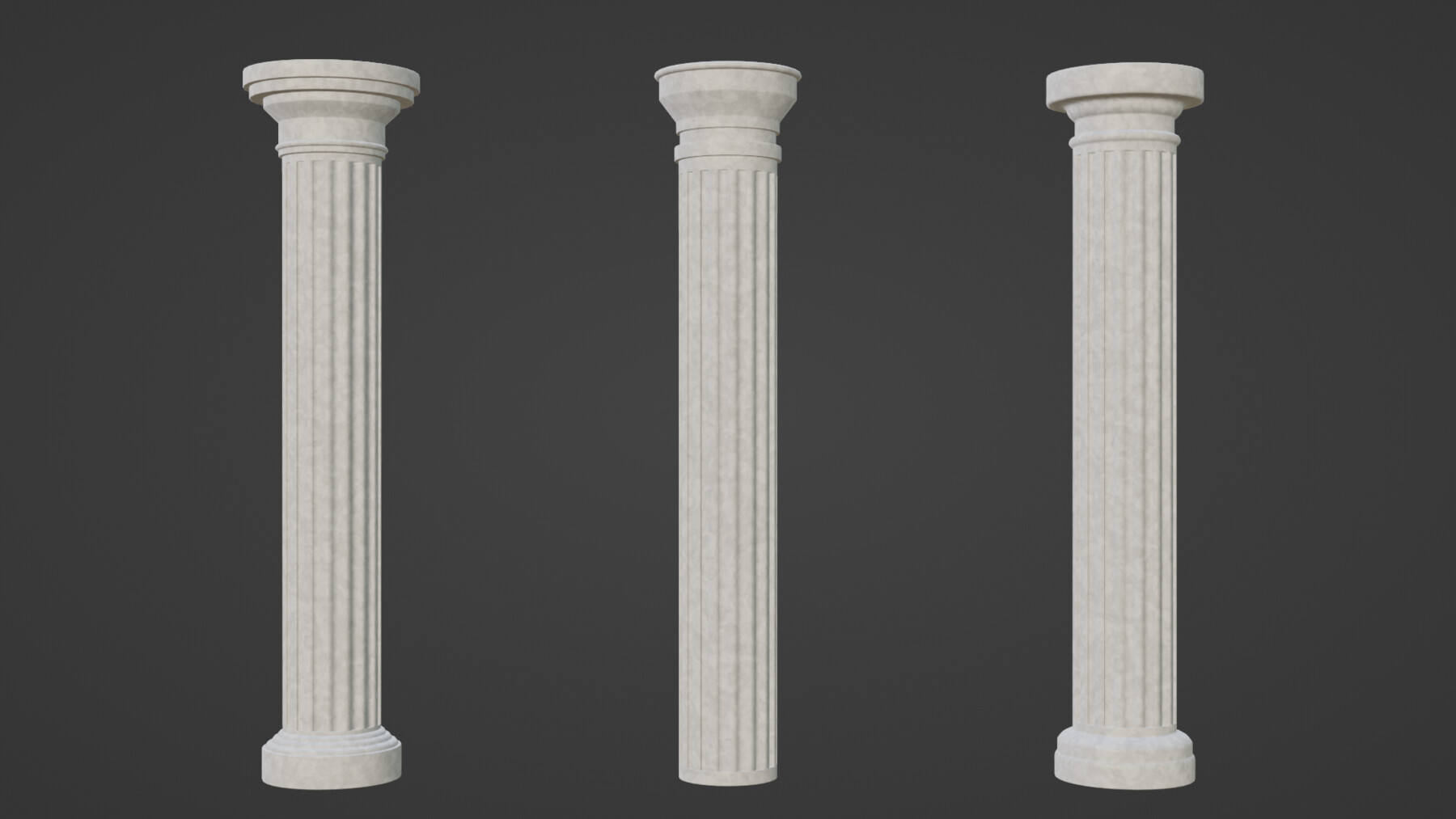 ArtStation - Greek and Roman Columns | Game Assets