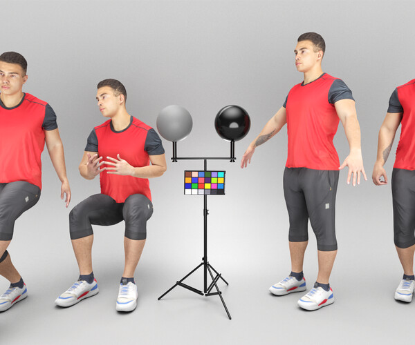 ArtStation - Animated young man playing football 365 | Game Assets