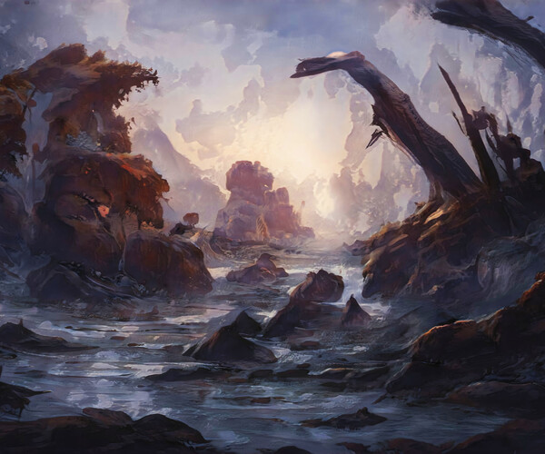 ArtStation - Fanstasy landscape reference vol.3 | Artworks