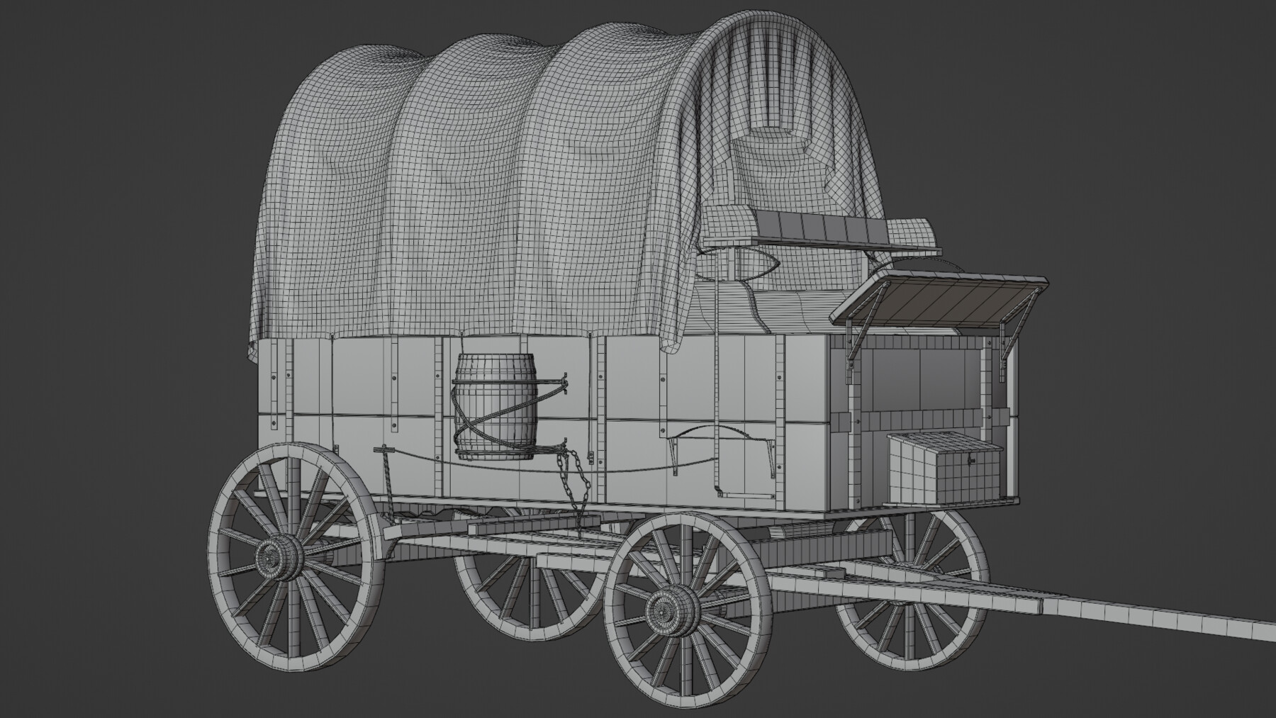 ArtStation - Covered Wagon | Resources