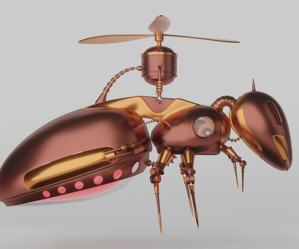 ArtStation - Mechanical Bee | Game Assets