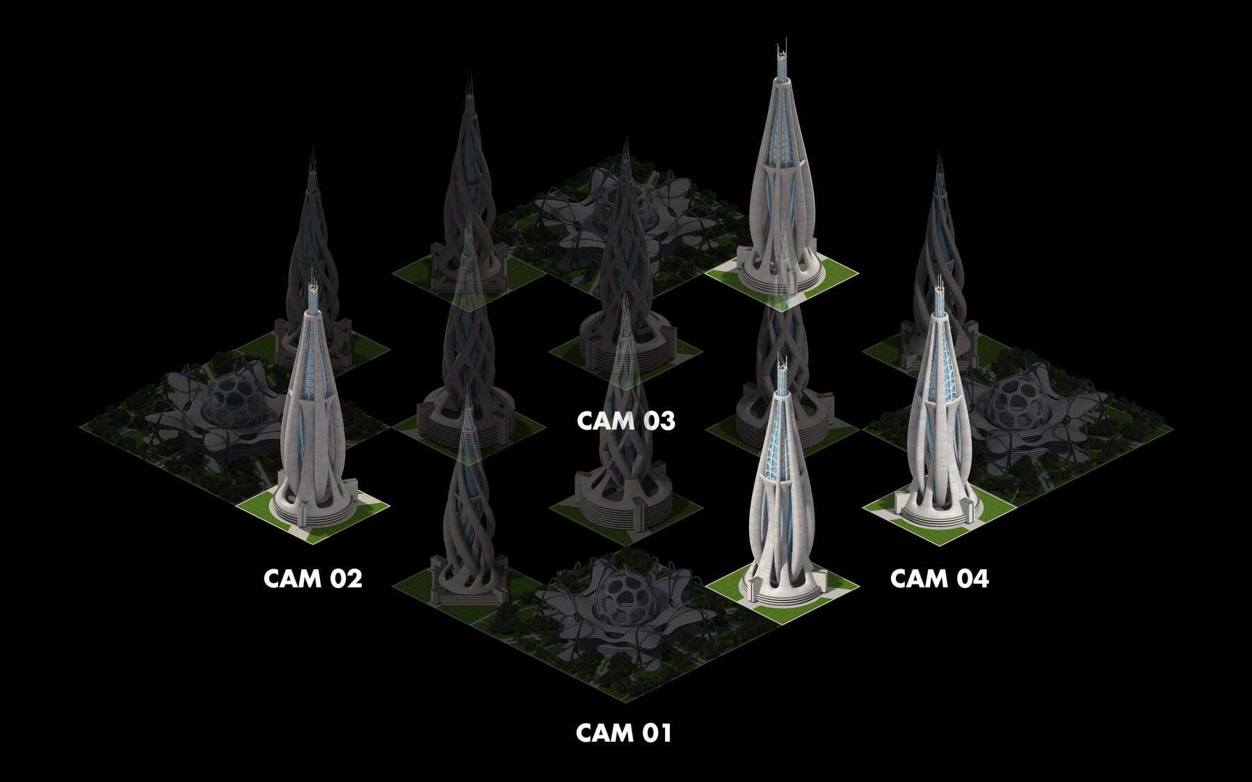 ArtStation - Architecture (Tile#0001) – Dimetric Projection ...