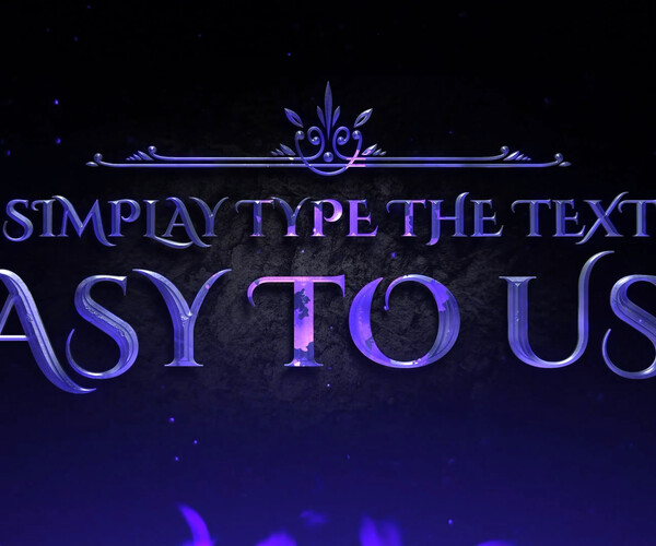 ArtStation - Fantasy Title Template The Forge | Resources