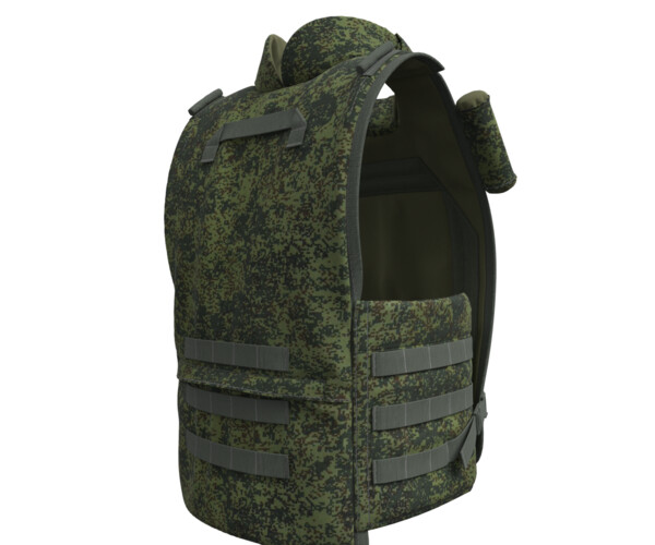 ArtStation - Russian Army Bulletproof Vest 6b45 "Ratnik" (Marvelous ...
