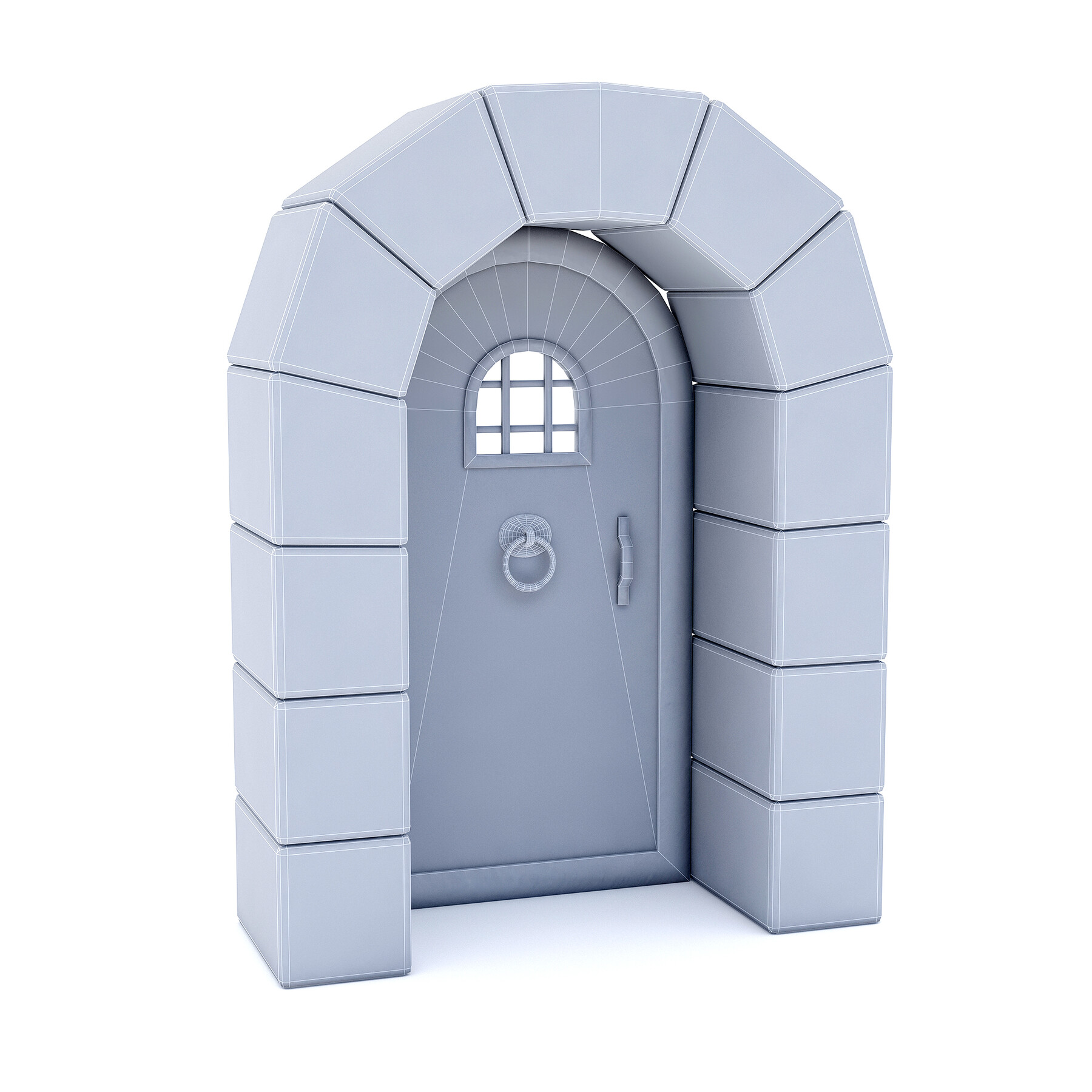 ArtStation - old castle gate model | Game Assets