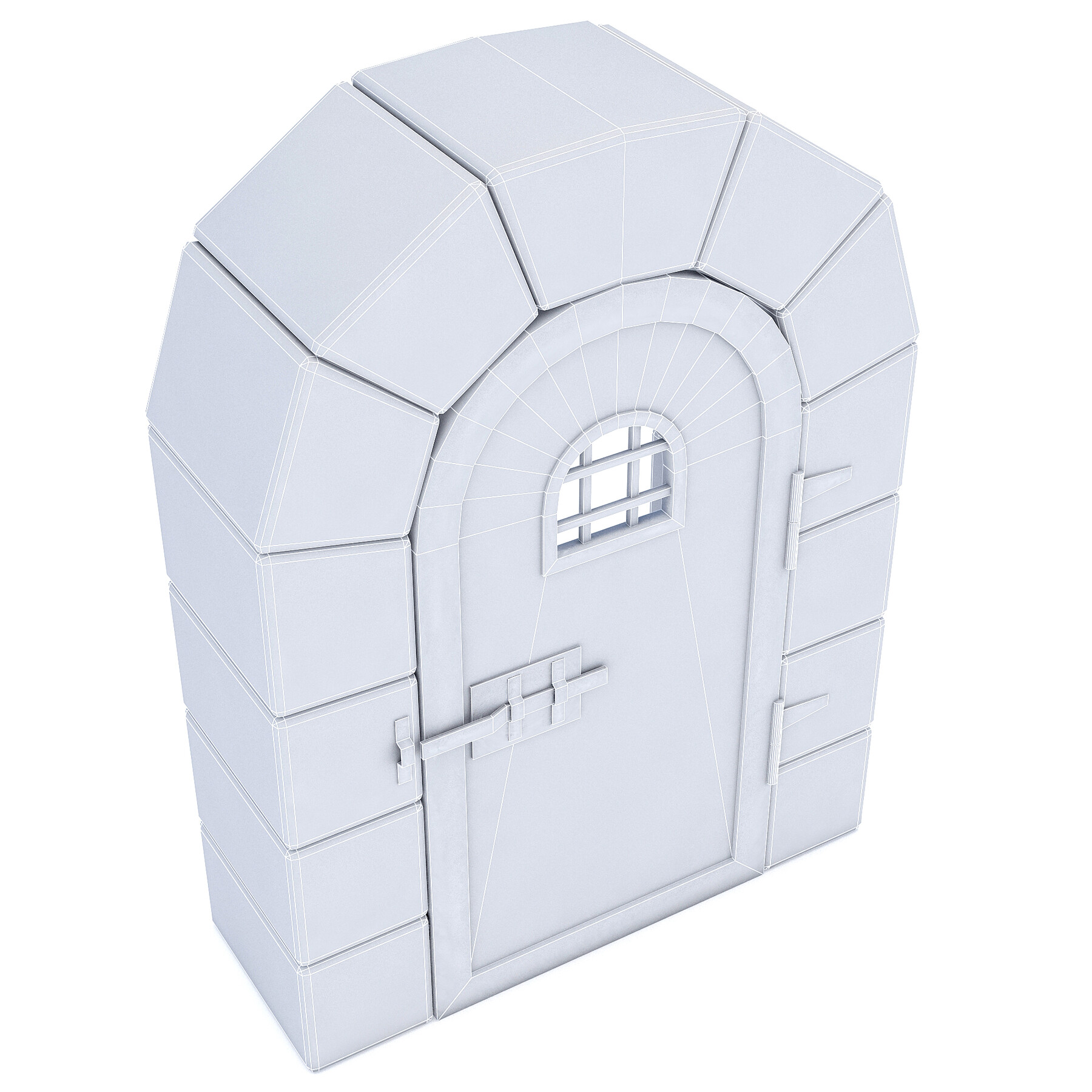 ArtStation - old castle gate model | Game Assets