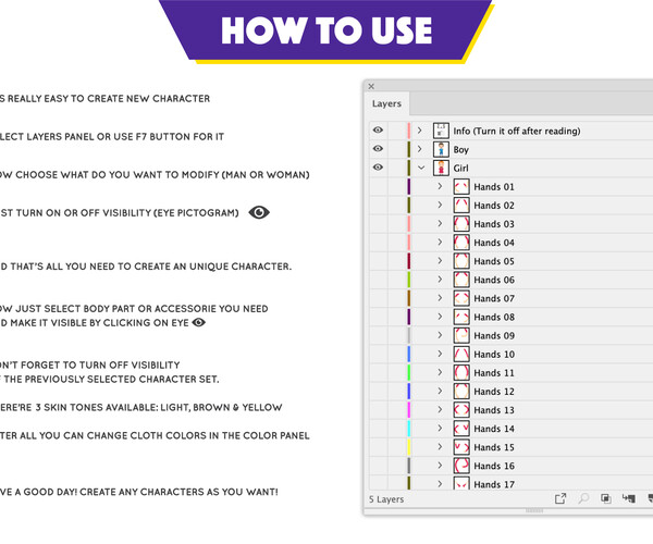 ArtStation - Kids Character Creator 1.0 | Game Assets