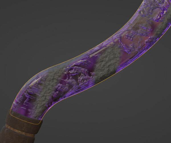 ArtStation - Cronus Sickle - Purple | Game Assets