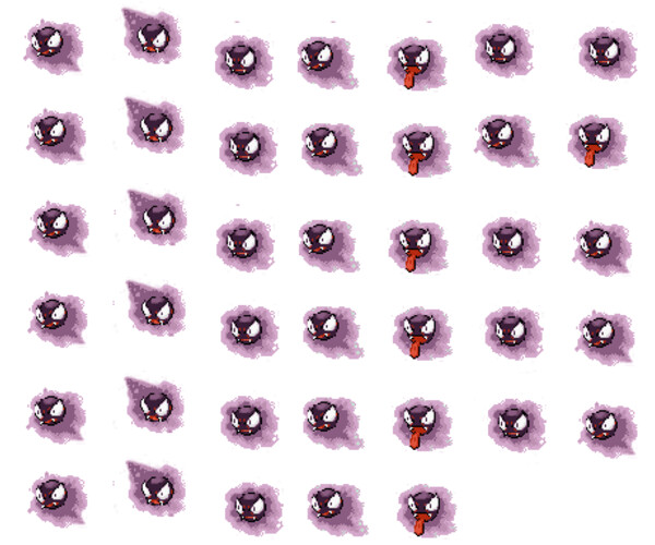 ArtStation - Gastly battler SV rpgmaker MV/MZ | Game Assets