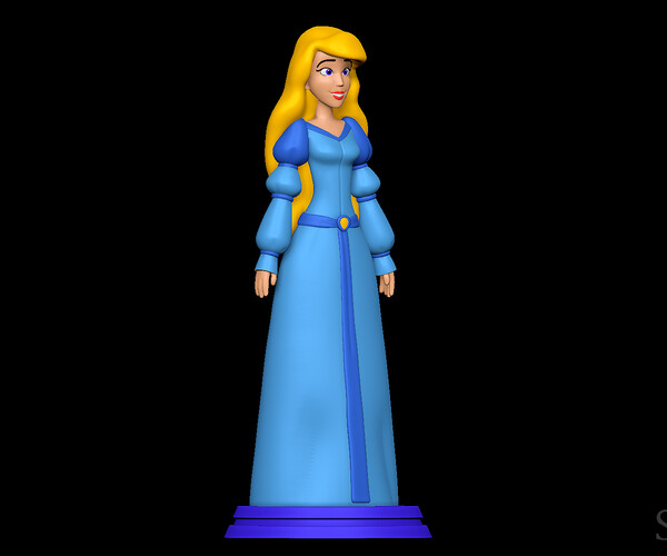 ArtStation - Princess Odette - The Swan Princess 3D print model | Resources