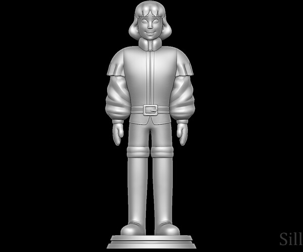 ArtStation - Prince Derek - The Swan Princess 3D print model | Resources