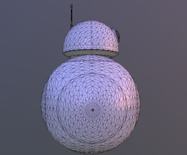 ArtStation - STAR WARS BB-8 DROID low-poly PBR | Game Assets