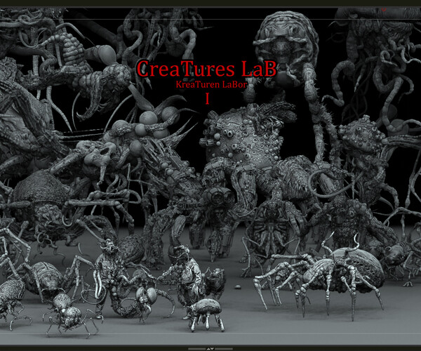 ArtStation - CreaTure LaB 1 DreaMing MuTanTs | Brushes