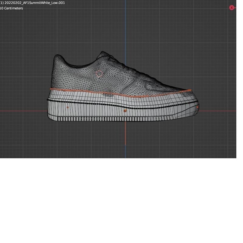 ArtStation - Nike Air force 1 sneaker af1 white Nike air force force 1 ...