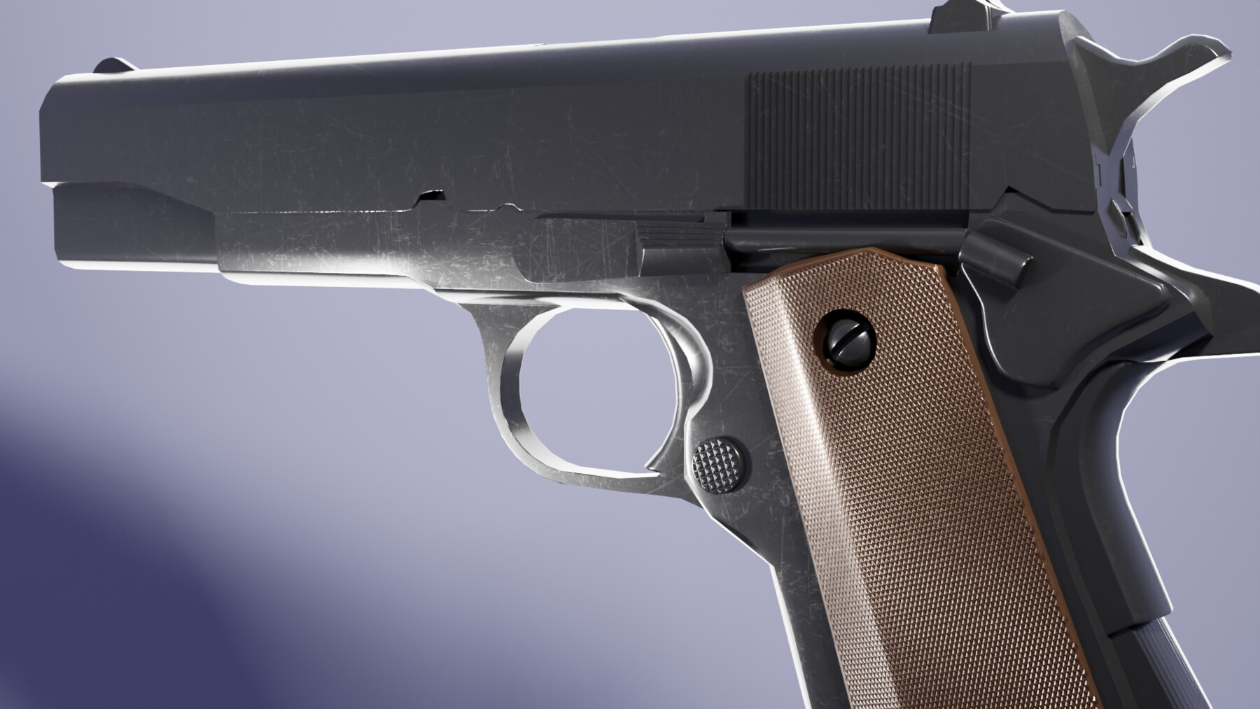 ArtStation - Game Ready PBR M1911-A1 Gun Model | Game Assets