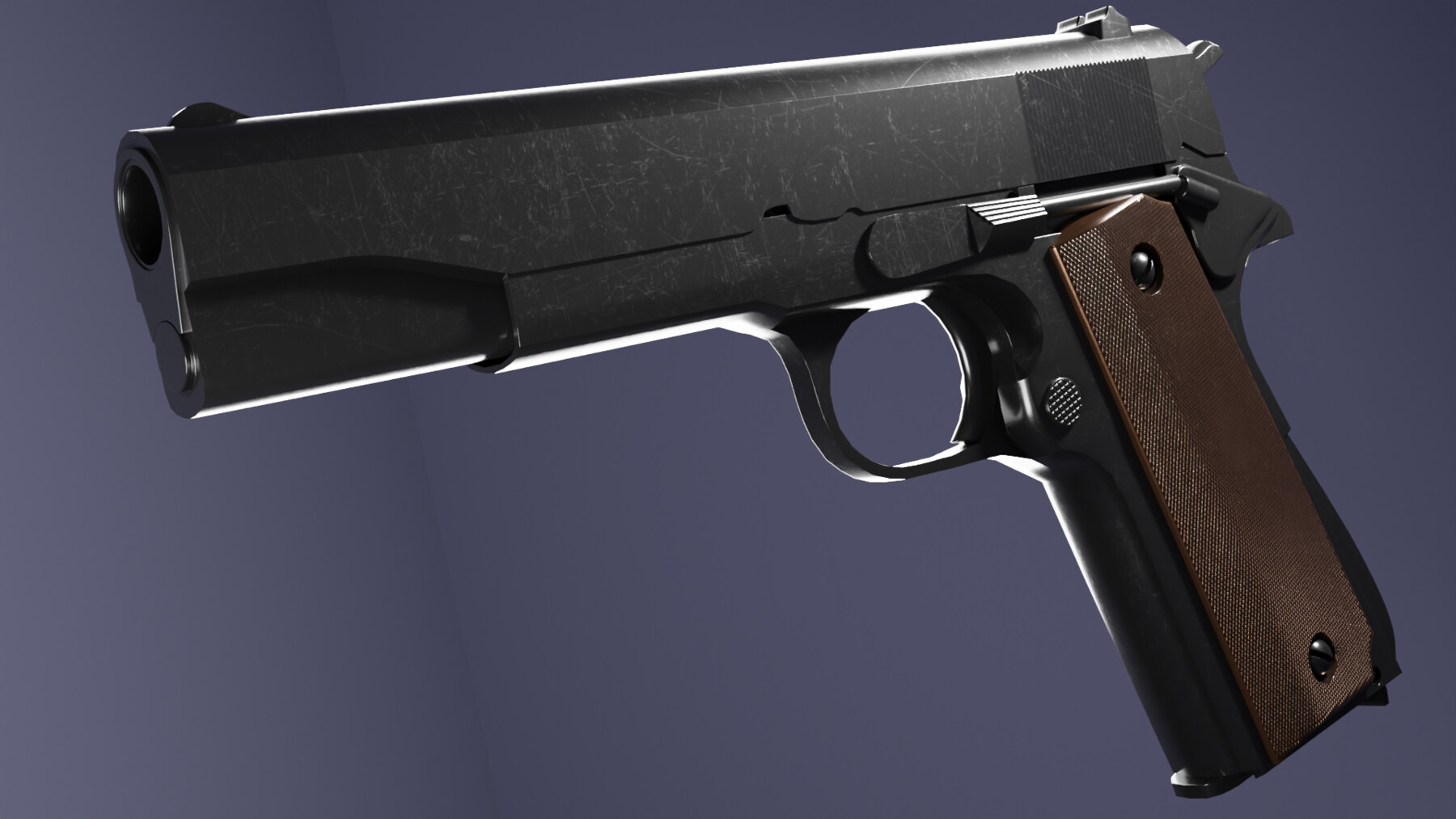 ArtStation - Game Ready PBR M1911-A1 Gun Model | Game Assets