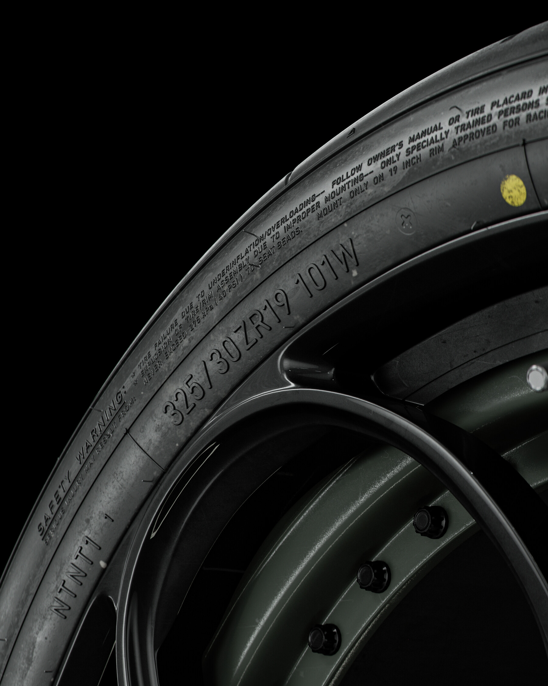 ArtStation - Nitto NT01 • 325/30 ZR19 (101W) (Real World Details ...