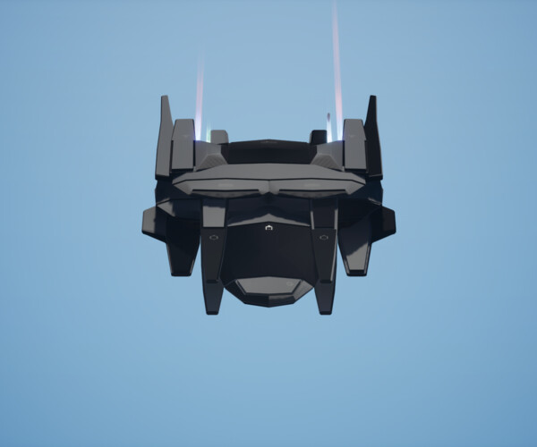 ArtStation - Sci-Fi Hover Jet Grintail SG0014 | Game Assets