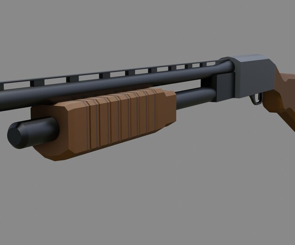 ArtStation - FPS Shotgun - Low Poly - Game Ready | Game Assets