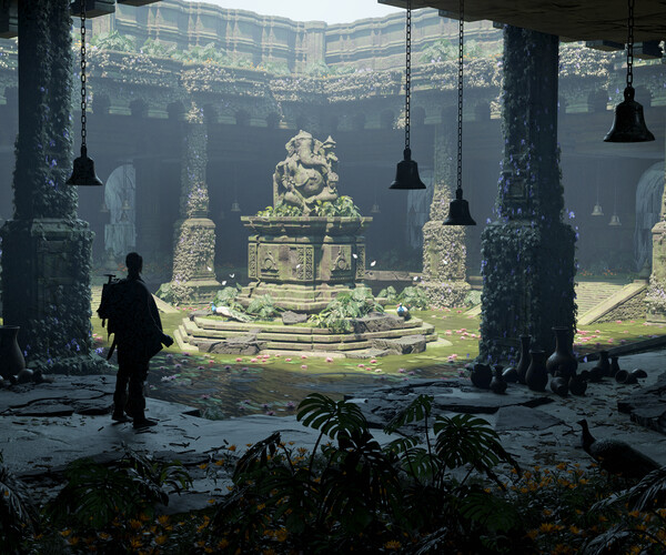 ArtStation - Mega Indian Kitbash Asset Bundle - Indian Temple ...