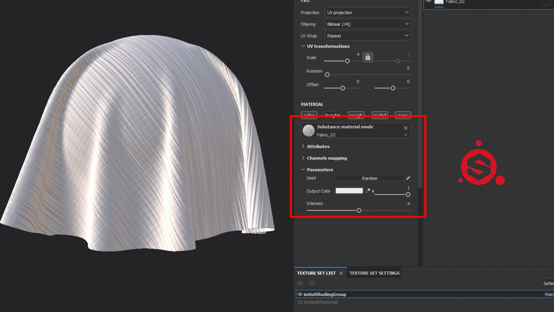 ArtStation - Fabric Material | Resources