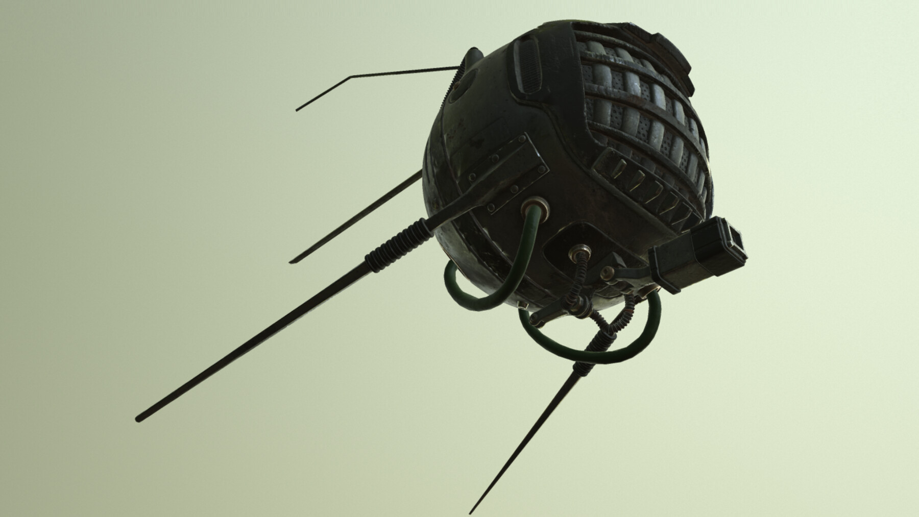 ArtStation - FALLOUT EYEBOT DROID low-poly PBR | Game Assets