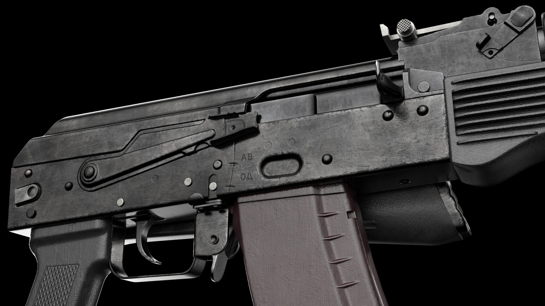 ArtStation - AK-74M AK-101 AK-103 Kalashnikov Assault Rifles (Game ...