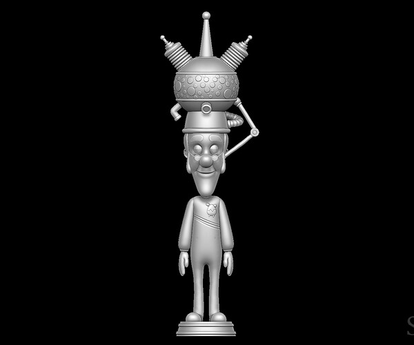 ArtStation - Hugh Neutron - Jimmy Neutron 3D print model | Resources