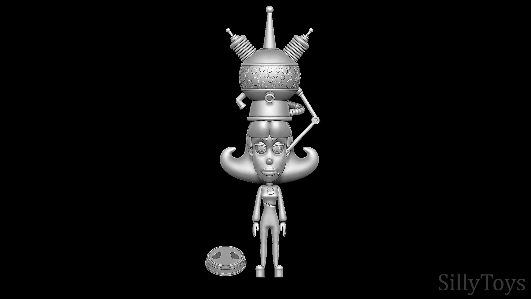 ArtStation - Judy Neutron - Jimmy Neutron 3D print model | Resources