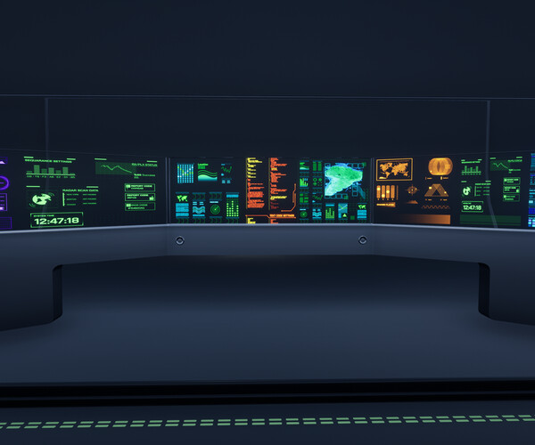 ArtStation - "60" Futuristic Sci-Fi Screen Material Texture | Game Assets