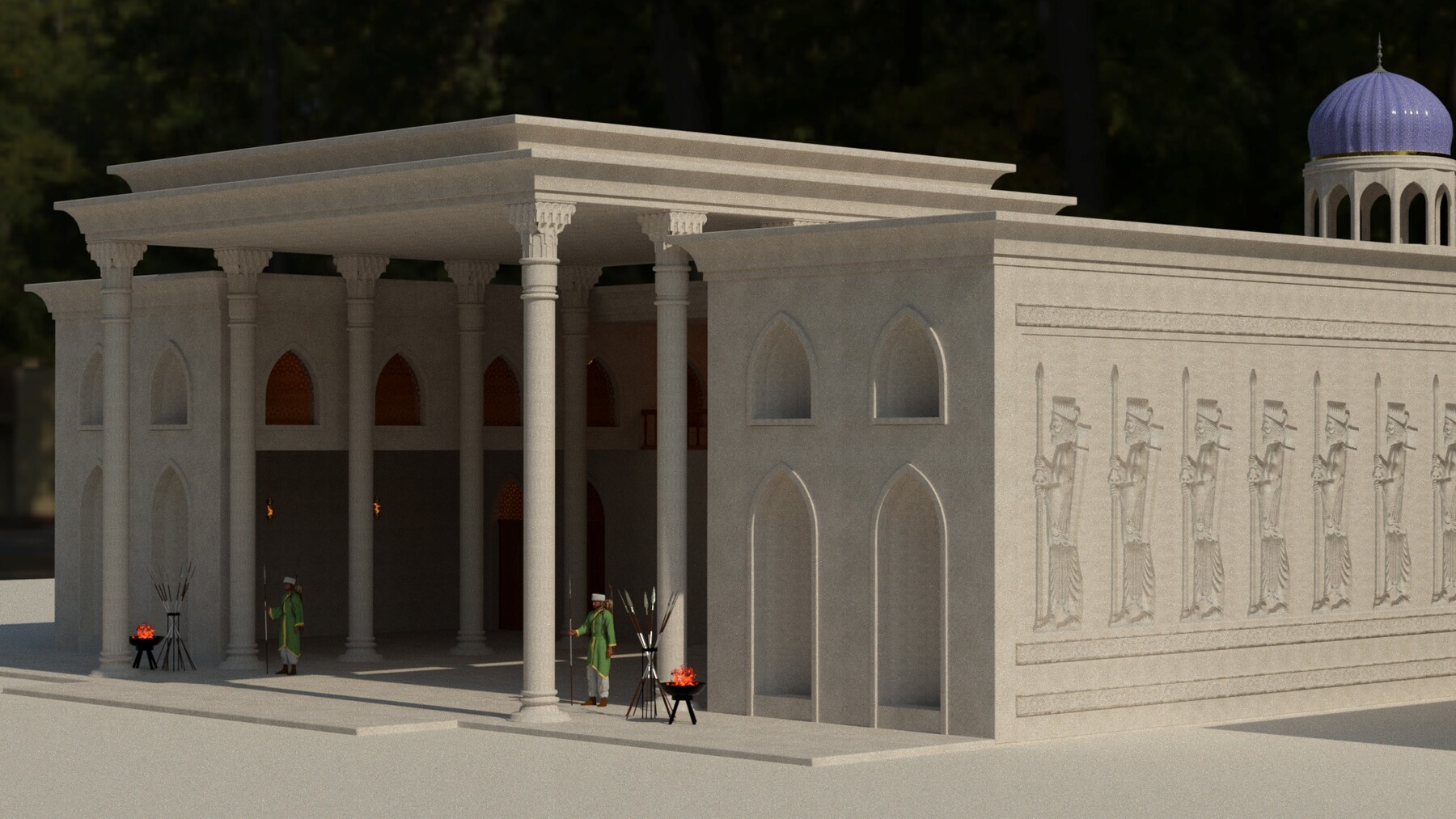 ArtStation - Ancient Persia - Government Building | Game Assets