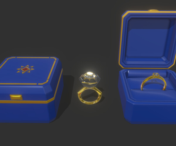 ArtStation - diamond ring | Game Assets