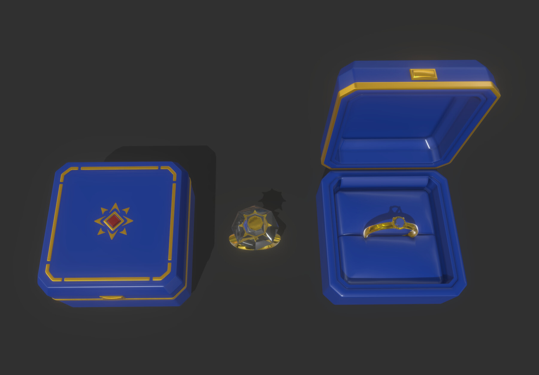 ArtStation - diamond ring | Game Assets