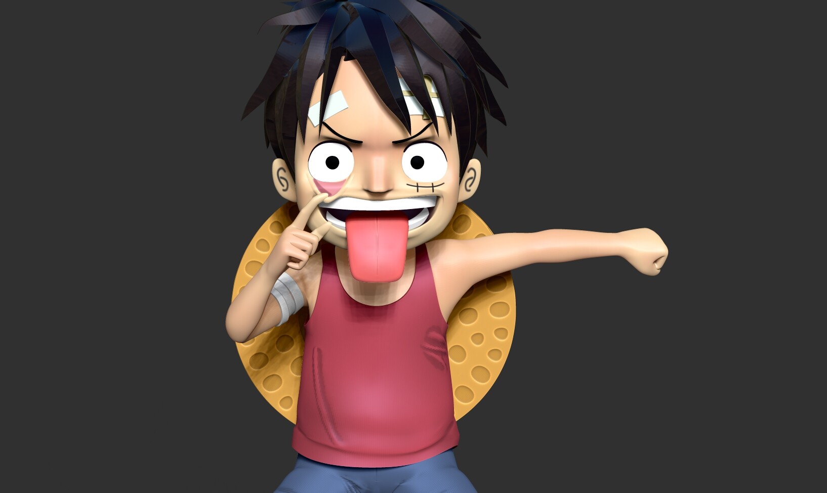 ArtStation - Kid Monkey Luffy | Resources