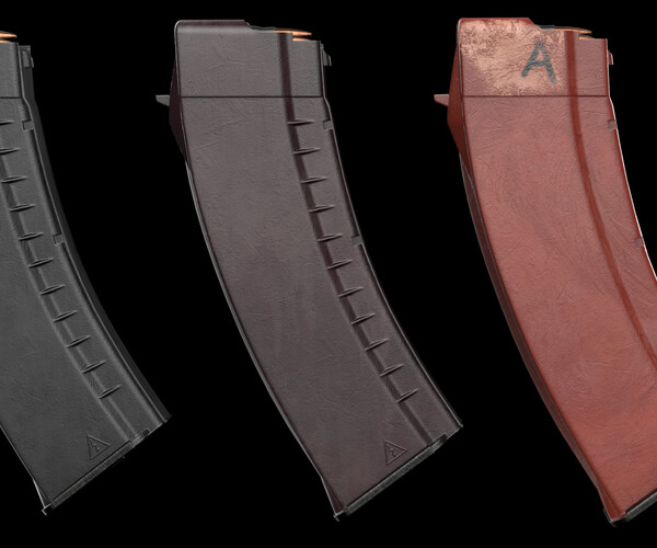 ArtStation - AK Magazines Metal Bakelite Polymer Kalashnikov Assault ...