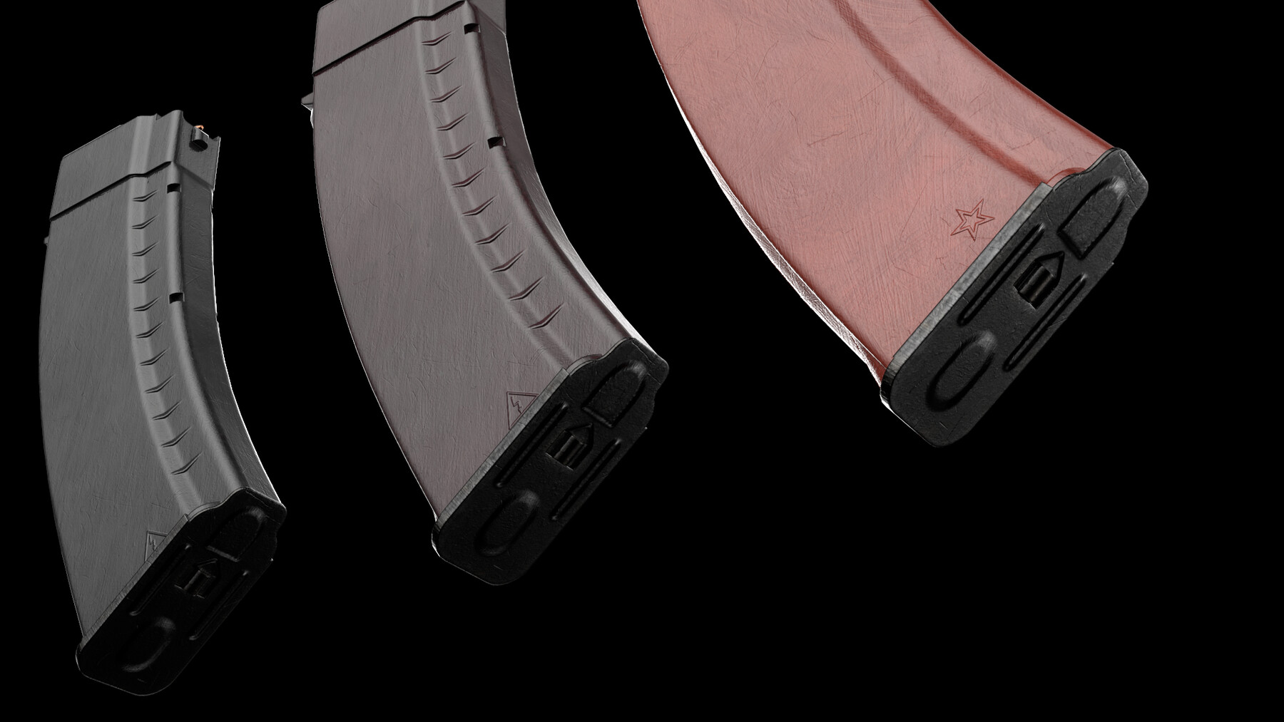 ArtStation - AK Magazines Metal Bakelite Polymer Kalashnikov Assault ...