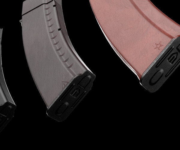ArtStation - AK Magazines Metal Bakelite Polymer Kalashnikov Assault ...