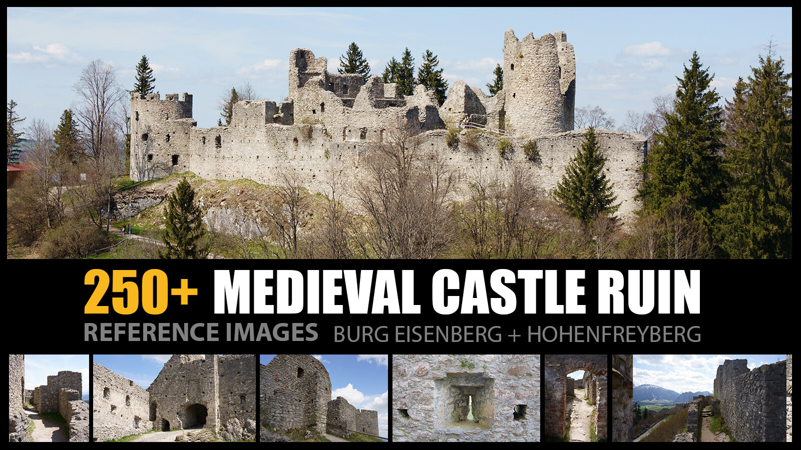 ArtStation - 250+ Medieval Castle Ruin Reference Images | Resources