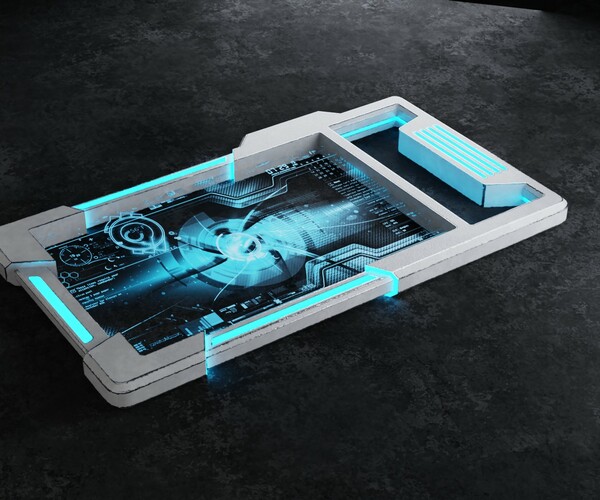 ArtStation - sci-fi tablet | Resources
