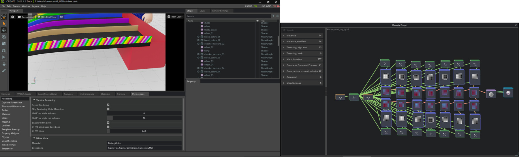 ArtStation - NVIDIA Omniverse procedural rainbow texture sample | Resources