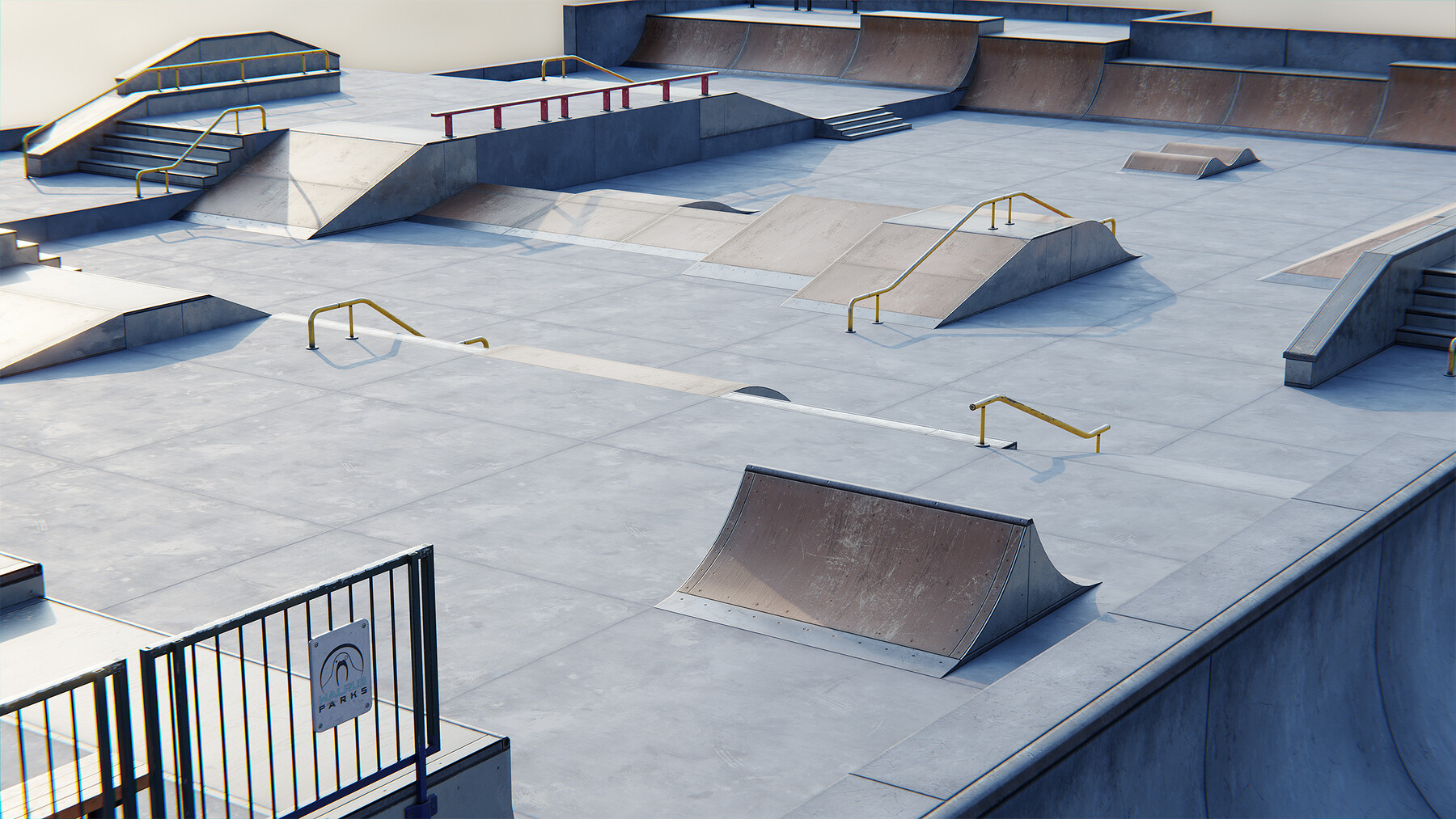 ArtStation - Skate Park - Indoor/Outdoor Modular Pack | Game Assets