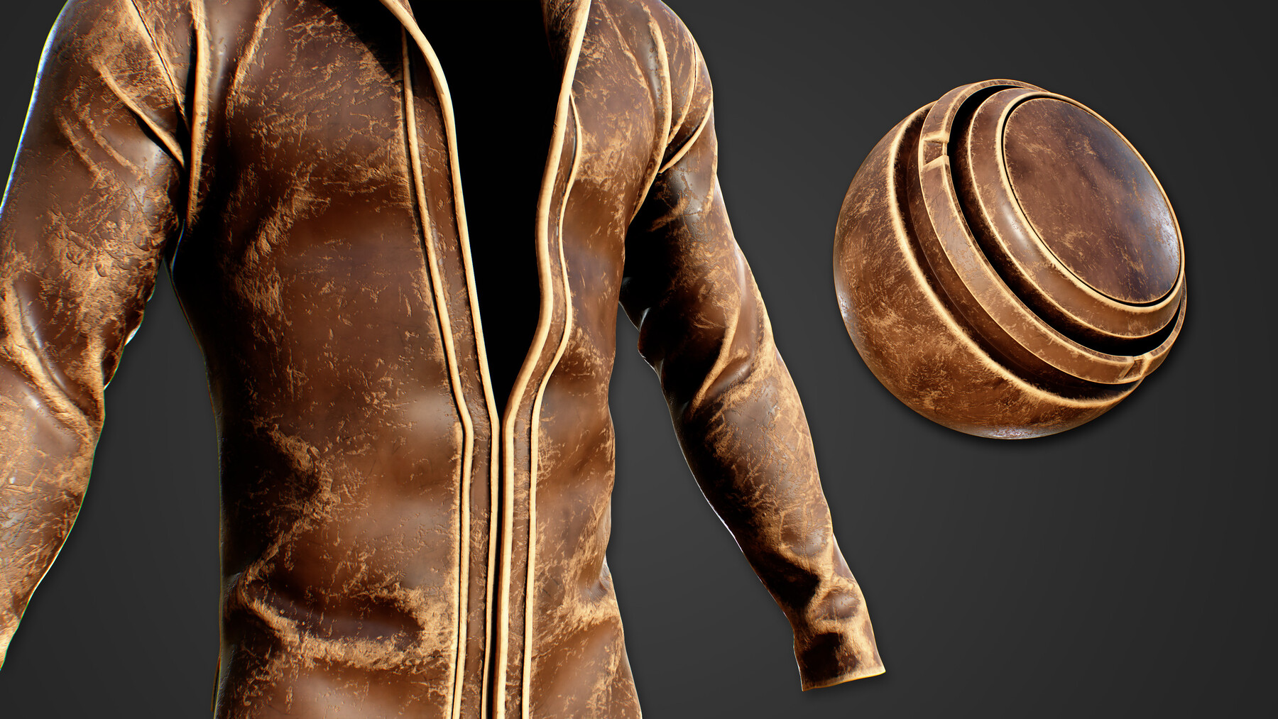 ArtStation - 30 Leather Smart Materials Vol.02 + Video Tutorial | Resources