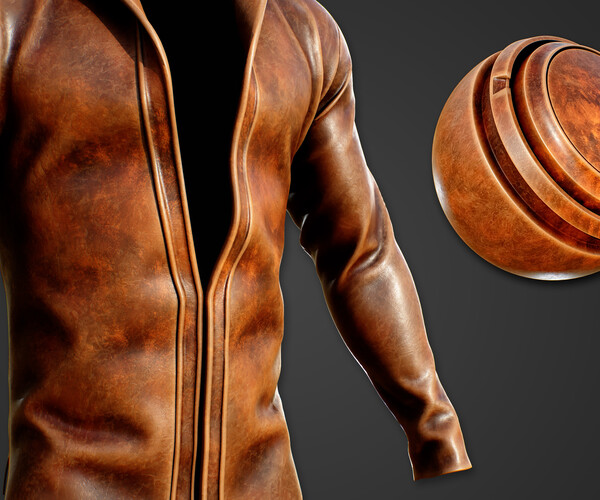 ArtStation - 30 Leather Smart Materials Vol.02 + Video Tutorial | Resources