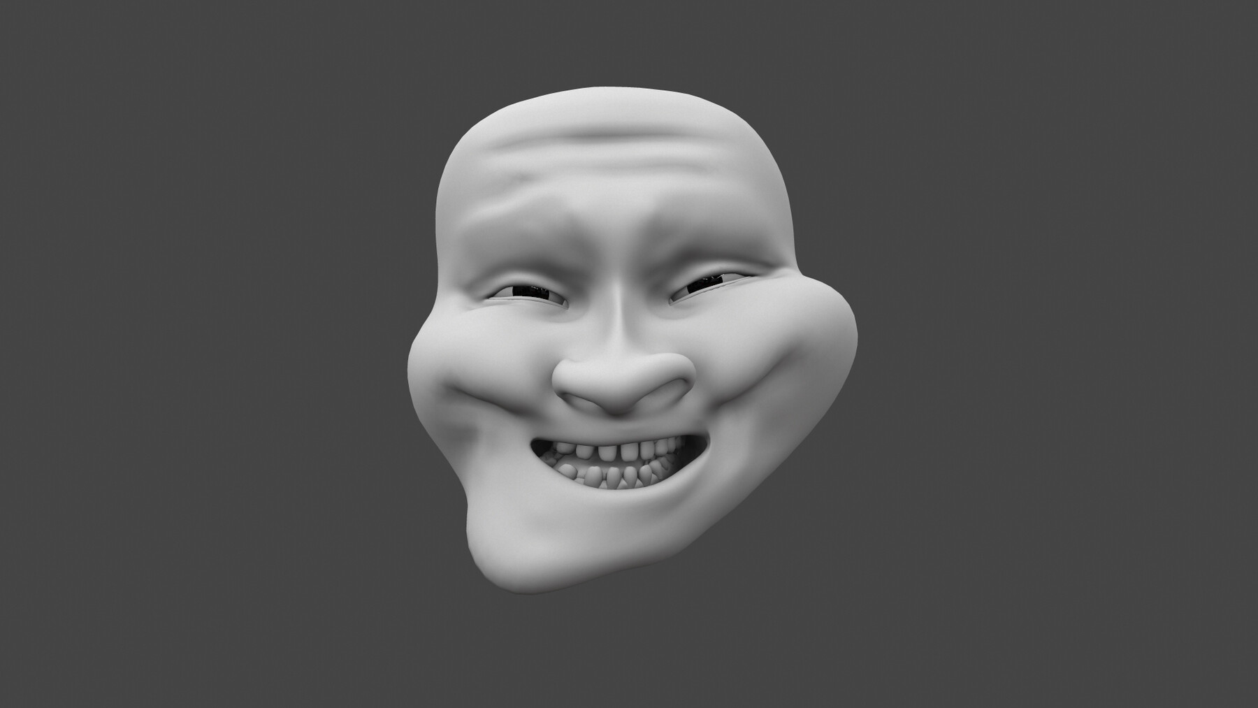 ArtStation - TROL.001 Troll Face | Game Assets