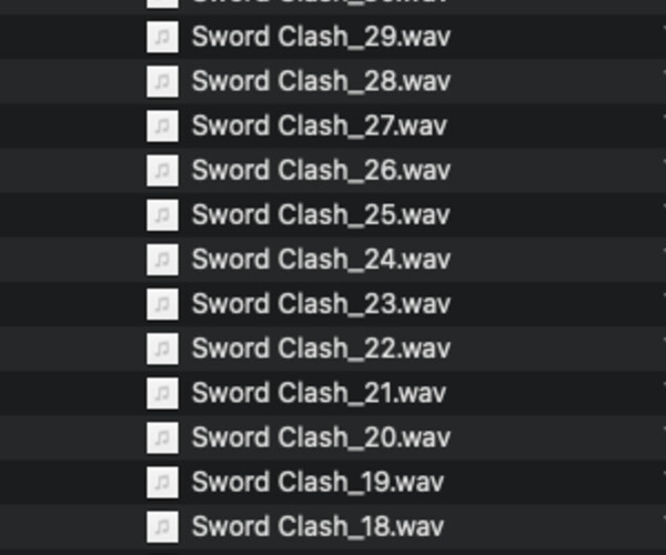 ArtStation - Sword Sound Effects 2 | Game Assets