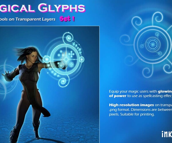 ArtStation - Magical Glyphs - Spell Symbols 1 | Artworks