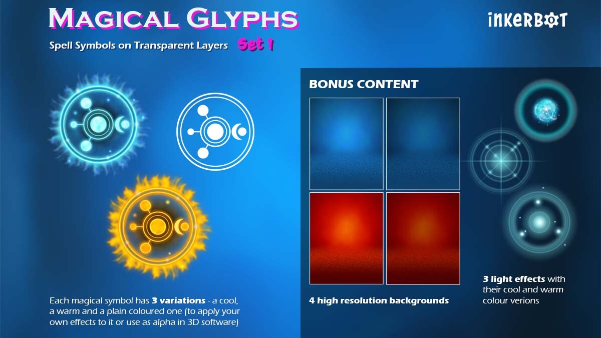 ArtStation - Magical Glyphs - Spell Symbols 1 | Artworks