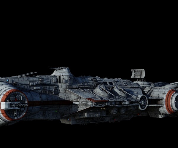 ArtStation - Corvette CR 96 - Star Wars | Resources