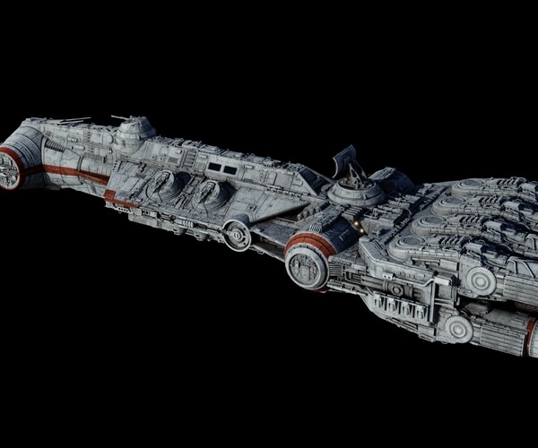 ArtStation - Corvette CR 96 - Star Wars | Resources